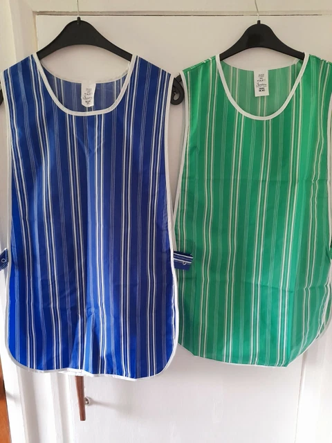 2 NEW RUSTLY Nylon Ladies Tabard overalls by Bowstone S-M Blue/Green ...