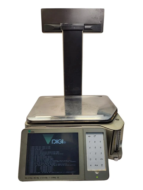 TERAOKA DIGI AP-2001G Deli Commercial Scale 30LB Capacity Touch READ ...