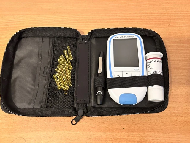 ROCHE COAGUCHEK INRANGE System, including case, lancing device, lancets ...