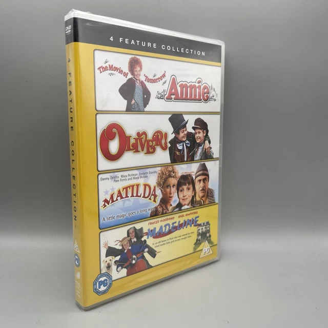 ANNIE OLIVER MATILDA MADELINE DVD BOXSET Aileen Quinn Carol Reed Brand ...