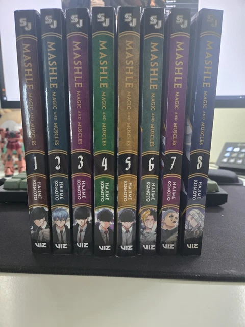 MASHLE MAGIC AND Muscles Manga Lot Vol 1-8 English lot Brand new from Viz £24.11 - PicClick UK