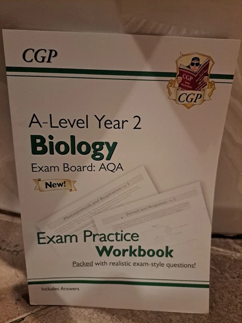 A-LEVEL BIOLOGY: AQA Year 2 Exam Practice Workbook - includes Answers ...