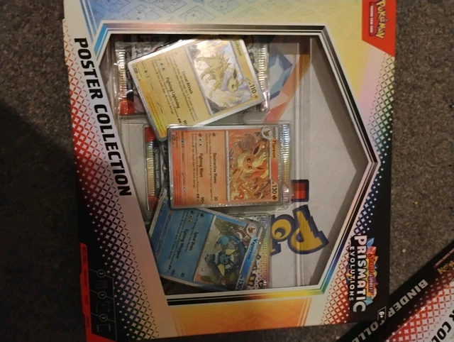 POKÉMON TCG PRISMATIC Evolutions Poster Collection £12.00 - PicClick UK