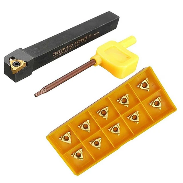PORTE-OUTIL DE TOUR CNC 10 mm et outil de tournage de fil 11ER A60 pour usinage CNC EUR 25,98 ...