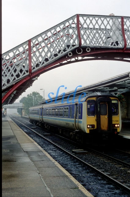 BRITISH RAIL DIESEL Multiple Unit Sprinter Dmu 156438 Hexham 1992 Or Slide+Copyr £1.25 - PicClick UK