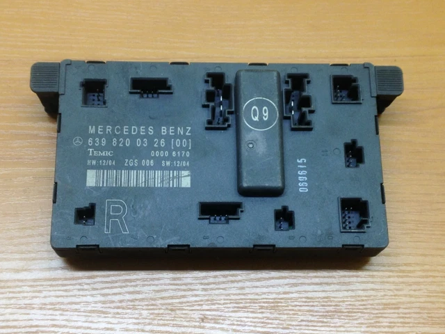 MERCEDES BENZ VITO W639 Front Door Control Module Unit Ecu Temic ...