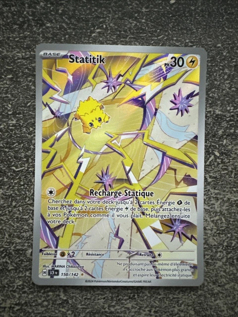 STATITIK FULL ART - Pokémon 150/142 Ev7 Scr Couronne Stellaire Neuf Fr ...