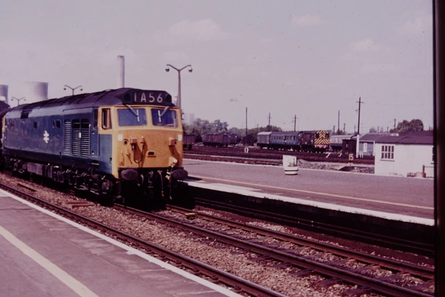 1975 BRITISH RAIL BR Diesel Loco 50050 Railway Slide Ref 2627 £2.50 ...