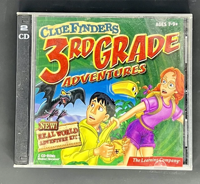 CLUE FINDERS 3RD Grade Adventures The Learning Company PC $4.50 - PicClick