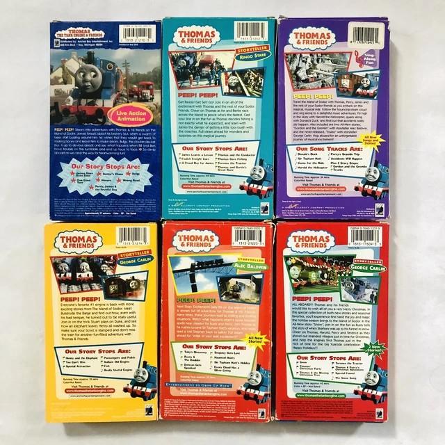 THOMAS THE TANK Engine & Friends VHS Lot Of 6 George Carlin Ringo Starr Baldwin £35.58 - PicClick UK