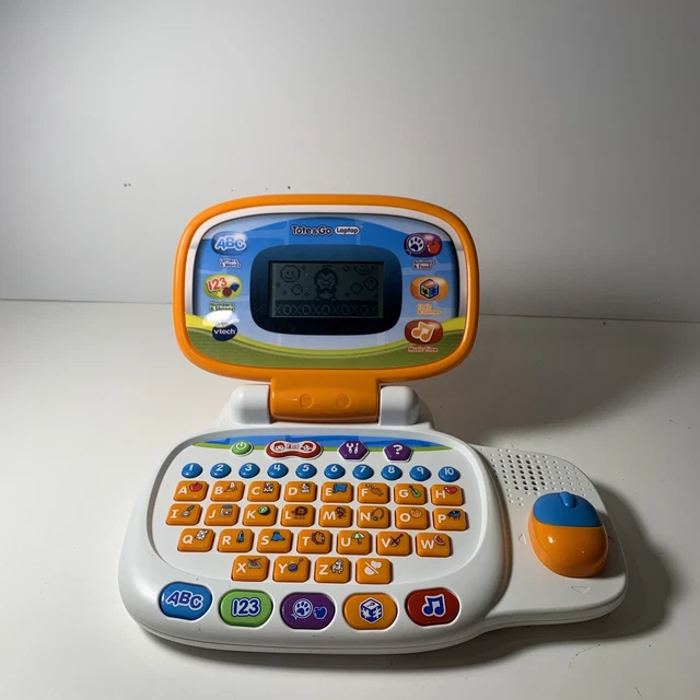 VTECH TOTE AND Go Laptop Orange Preschool Educational Learning Games ...