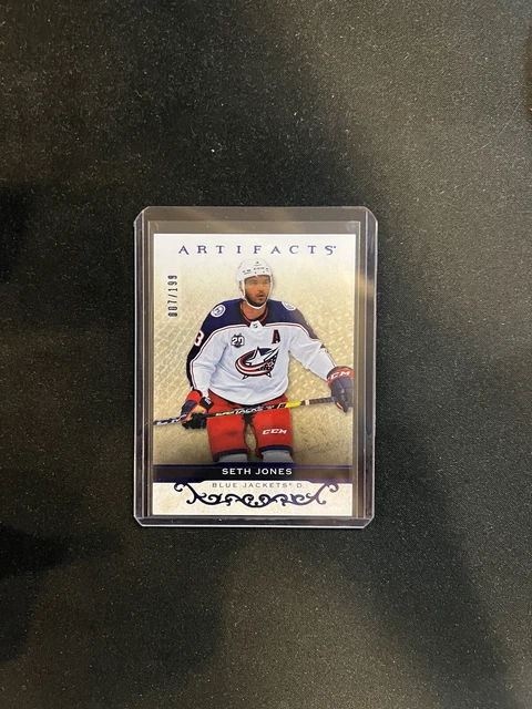 2021-22 UD ARTIFACTS Base Royal Blue #57 Seth Jones /199 - Columbus ...