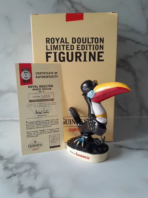 ROYAL DOULTON Guinness Miner Toucan Limited Edition MCL7 £52.72 ...