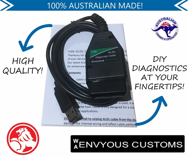 ALDL OBD1 DIAGNOSTIC Cable Usb Suits Holden Commodore Vr Vs Vt Vx Vy ...