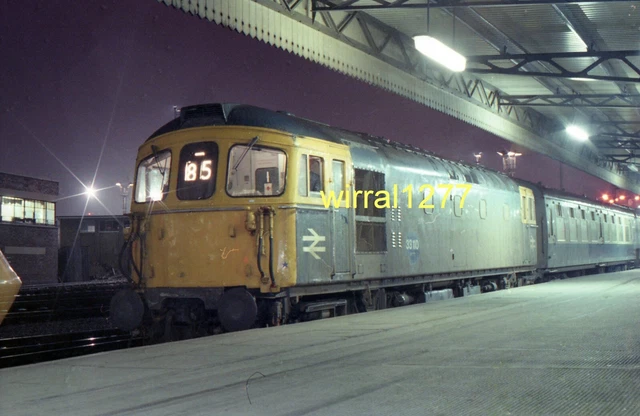 ORIGINAL RAILWAY NEGATIVE Class 33 33110 at Bristol £3.00 - PicClick UK