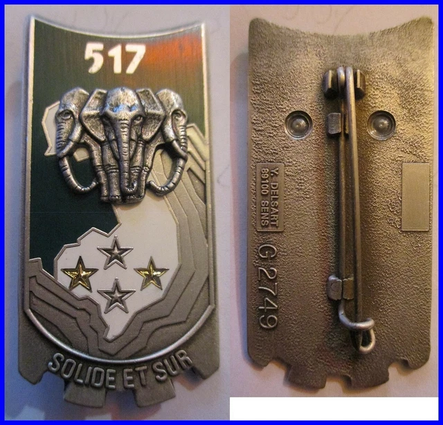 INSIGNE 517° RÉGIMENT du Train (type 2) EUR 6,00 - PicClick FR