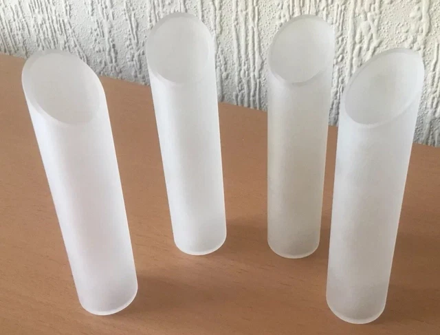 HYATT ARGOS FROSTED Glass Lamp Shades x 4 & bulbs £16.00 - PicClick UK