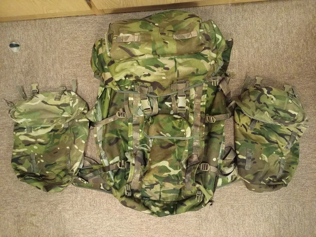 BRITISH ARMY PLCE MTP IRR 120L BERGAN BERGEN RUCKSACK Long Convoluted ...