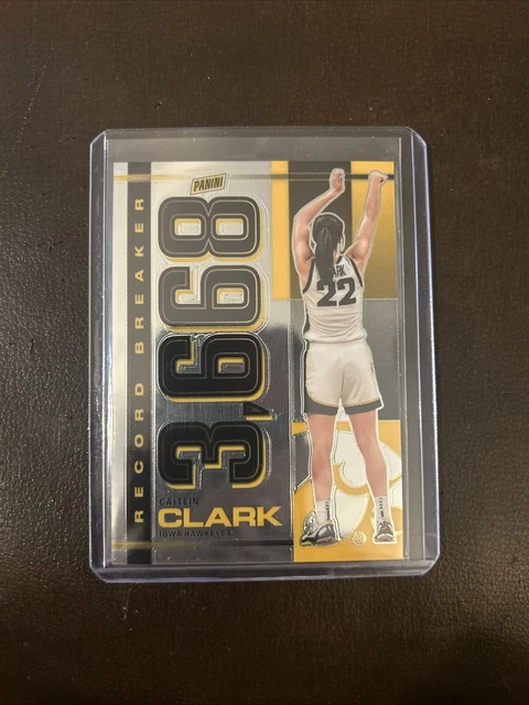 2023-24 PANINI CAITLIN Clark Collection Record Breaker 3668 Insert #Rb ...