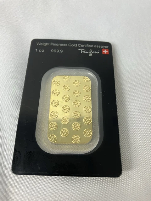 1 UNZE GOLDENER Barren Argor Heraeus Original Verschweißt / Ungeprüft ...