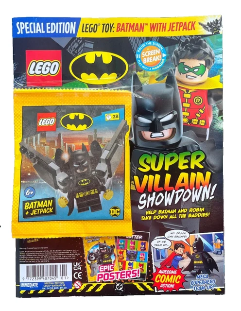 LEGO BATMAN MAGAZINE Issue #39 ~ New With Batman Jetpack! £6.95 ...