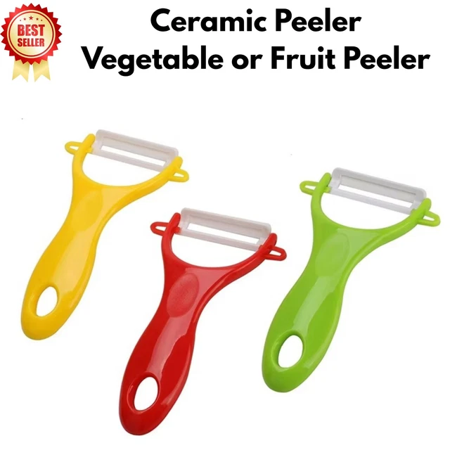 CERAMIC POTATO PEELER Blade Carrot Parsnip Veg Fruit Slicer Speed ...