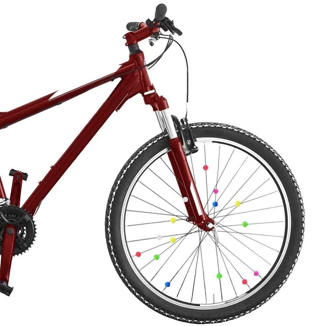 ROUE DE VÉLO Spoke Perles Roue Spoke Perles Décor Roue De Vélo Clip ...