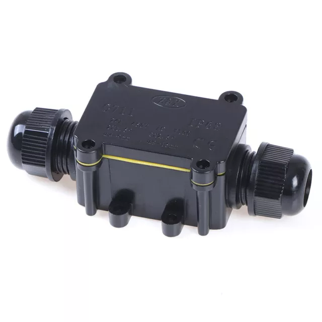 2 WAY WATERPROOF Electrical Junction Box For Outdoor Lighting Cable ...