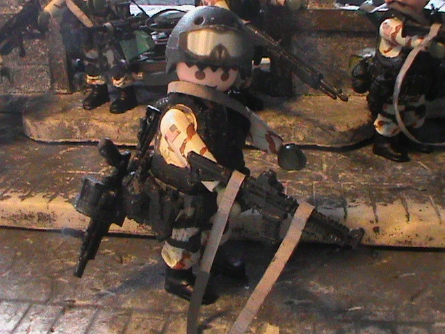 PLAYMOBIL CUSTOM US Delta Force (Mogadiscio) (Somalie-1993) Ref-0257 ...