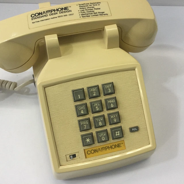 VINTAGE CONAIR DESK Phone Model Good Mid Century Office House £23.90 ...