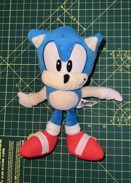 RARE - SONIC THE HEDGEHOG - 8” Classic SONIC Plush Soft Toy JAZWARES ...