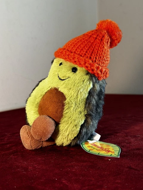New Jellycat Papaya Cozi Amuseable Avocado Bnwt Rare Retired Htf Soft