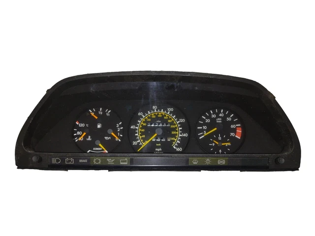 MERCEDES W126 INSTRUMENT DASH CLUSTER 1265424857 (BdRm2) 142k £150.00 ...