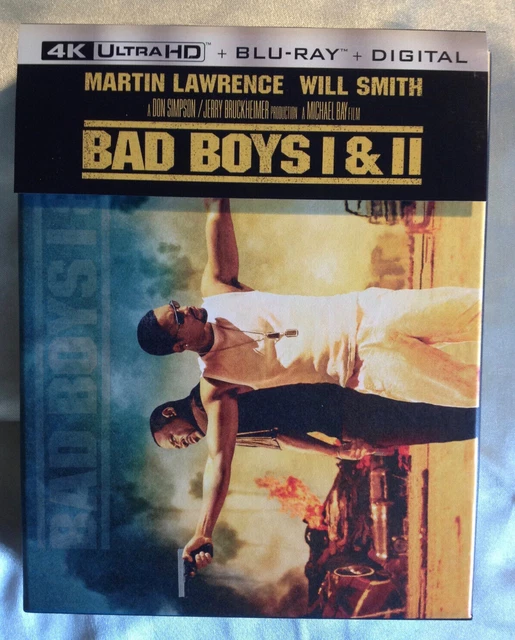 BAD BOYS I & II (4K UltraHD Blu-ray) COLLECTOR'S ED. 2-FILM BOX SET. 4 ...