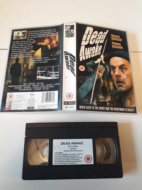 DEAD AWAKE BIG BOX EX RENTAL VHS video cassette UK £7.00 - PicClick UK