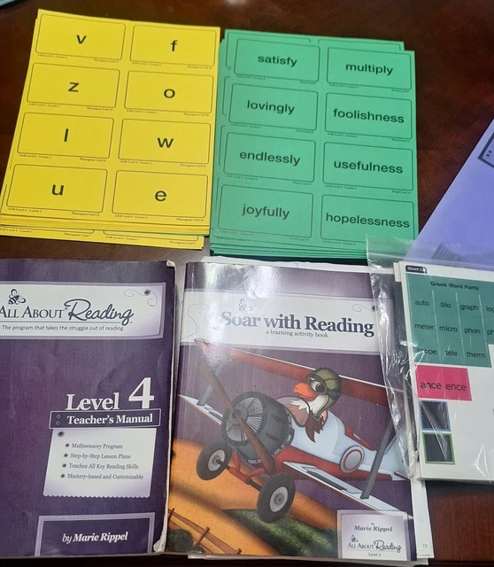 ALL ABOUT READING LEVEL 4 COMPLETE SET( doesn't Include Readers) $138. ...