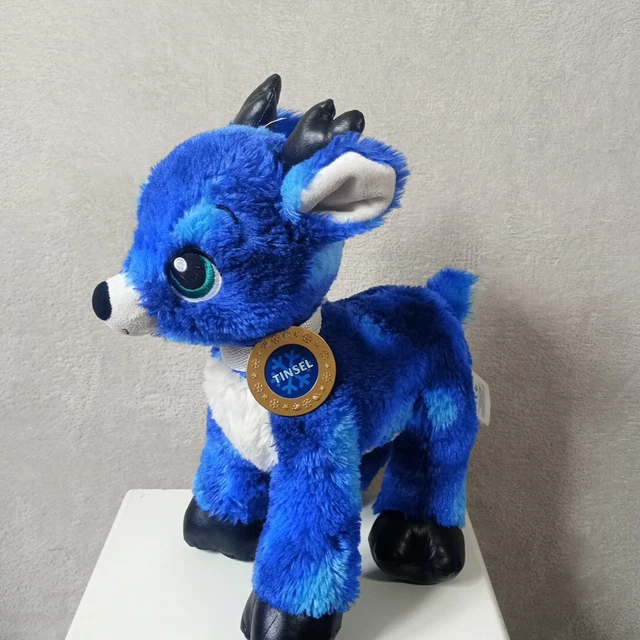 BUILD A BEAR Workshop Tinsel The Speedster Reindeer Merry Mission Plush ...