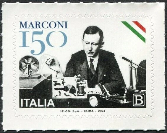 ITALIA 2024 GUGLIELMO Marconi Francobollo Nuovo EUR 1,90 - PicClick IT