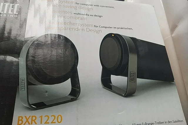 ALTEC LANSING BXR1220 computer speakers Desktop PC Laptop Audio Music ...