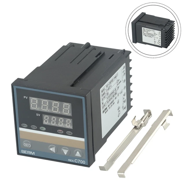 ADJUSTABLE TEMPERATURE CONTROLLER with Smart PID Control and SSR Output ...