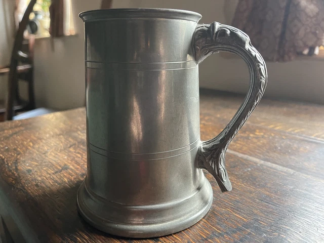 VINTAGE PEWTER TANKARD By Pinter Bros England £15.00 - PicClick UK