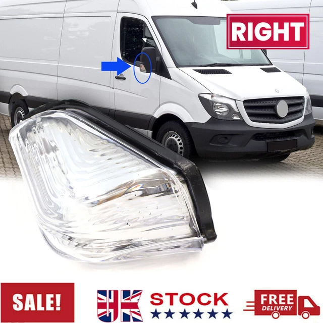 MIRROR INDICATOR REPEATER Lens Right For Mercedes Sprinter 2006-On Vw ...