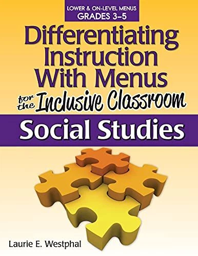 Differentiating Instruction With Menus For The Inclusive Classroom