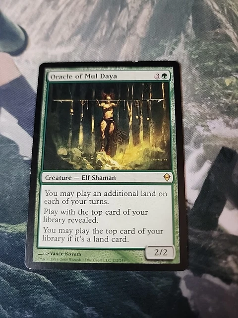 ORACLE OF MUL Daya Magic the Gathering MTG (172) Zendikar Elf rare Lp ...