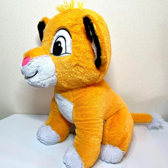 RARE DISNEY THE Lion King Simba Grand Poupée Peluche Vif Couleur Ver ...