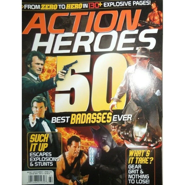 50 ACTION HEROES best badeasses ever STEVEN SEAGAL arnold JOLIE cage ...