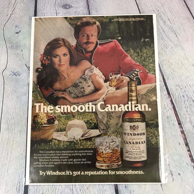 VINTAGE 1977 WINDSOR Canadian Whiskey Genuine Magazine Advertisement ...