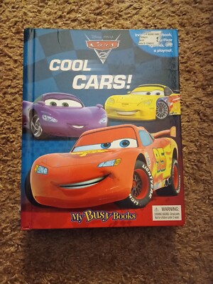 2011 DISNEY PIXAR Cars 2 Cool Cars! My Busy Books - Storybook & Cars £ ...