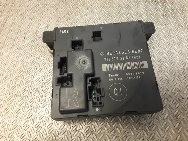 MERCEDES W211 PORTA Controllo Modulo Posteriore Destro per Classe E A ...