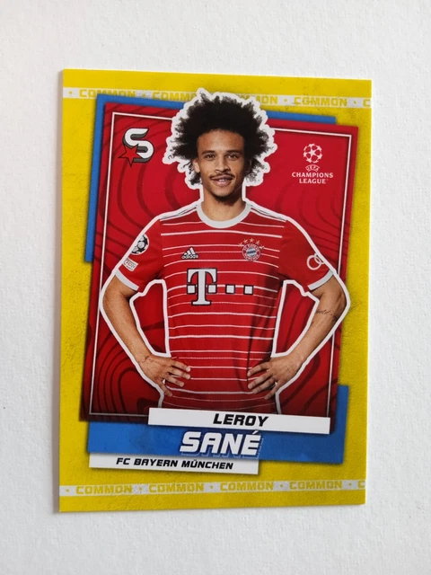 TOPPS UEFA SUPERSTARS 2023 COMMON BAYERN MUNCHEN SANE' n 103 NEW EUR 1 ...